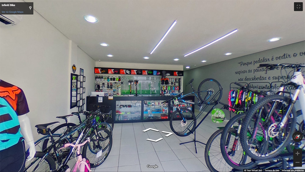 Infiniti Bike - Tour Virtual 360 Google Street View - Imóvel Panorâmico