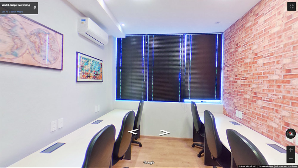 Work Lounge Coworking - Tour Virtual 360 Google Street View - Imóvel ...